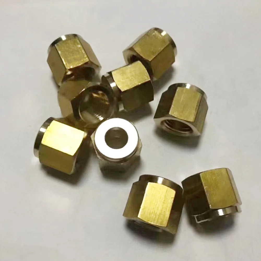 Copper Nut Copper Brass Fitting Connect Nut Flare Nut - Buy Coupler Nut ...