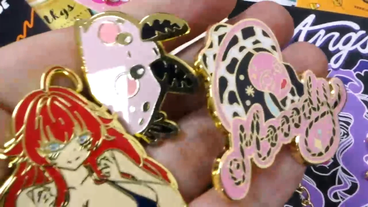 Dropshipping Pines-metal Anime Pins Enamel Soft Custom Black Heart ...