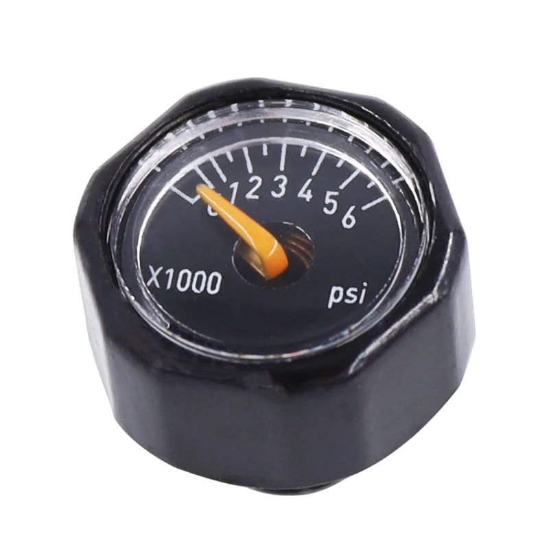 20mm Black Mini Pressure Gauge 4000psi 6000psi 1/8npt Gauge Manometer ...