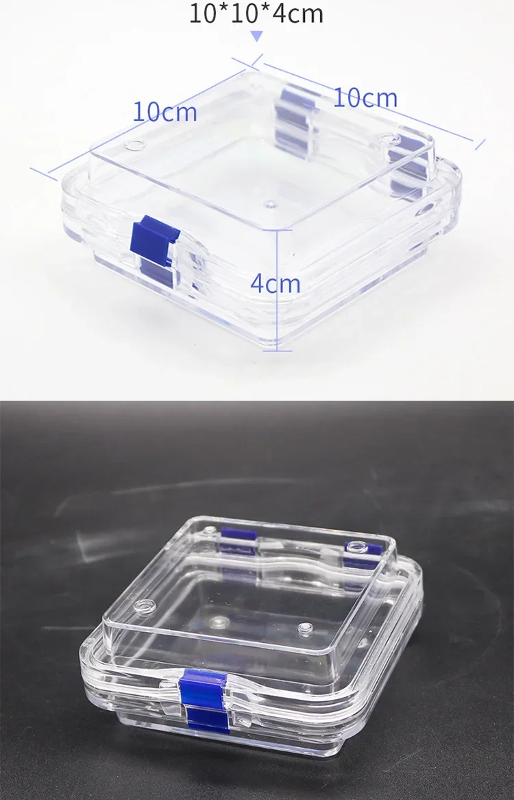 Plastic Transparent Dental Box Denture Storage Box With Film Membrane ...