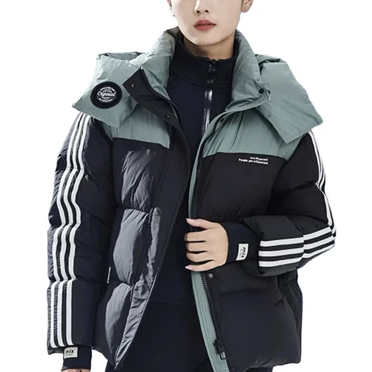 Lulusen Woman Short Jacket Puffer 90 White Duck Down Bubble Jacket With ...