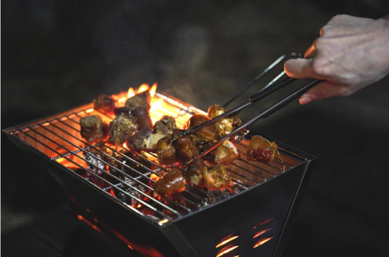 Portable Collapsible Outdoor Stainless Steel 304 Flip Folding BBQ ...