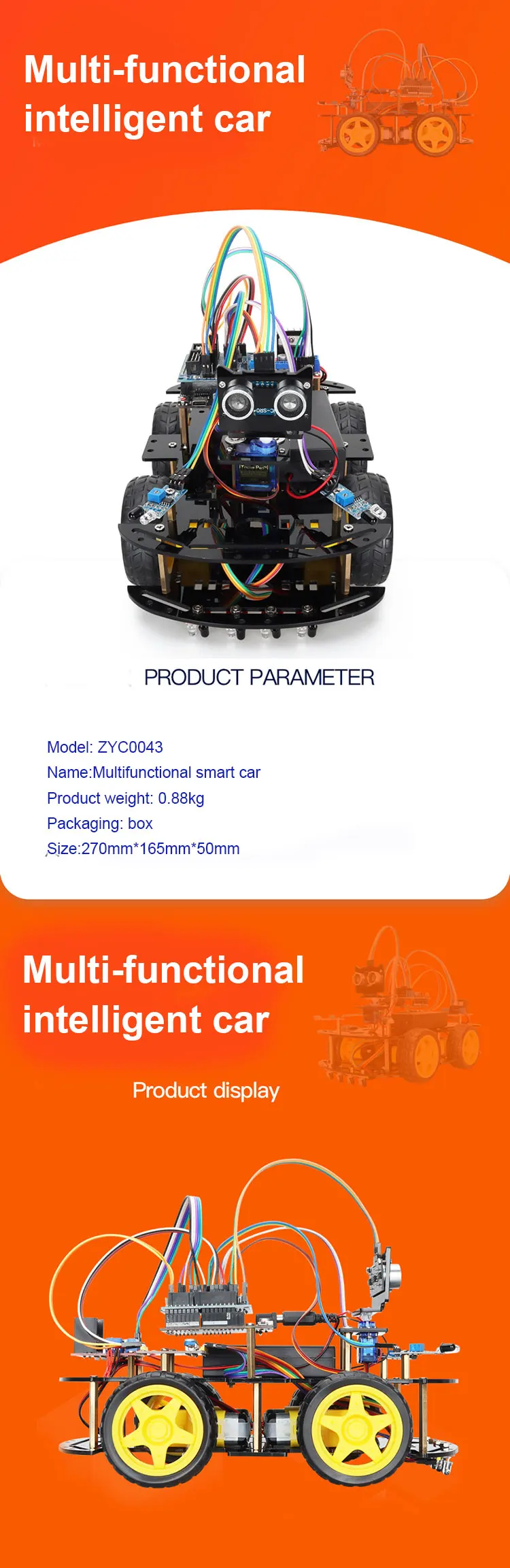 4wd Smart Car Programming Code Educational Steam Intelligent ...