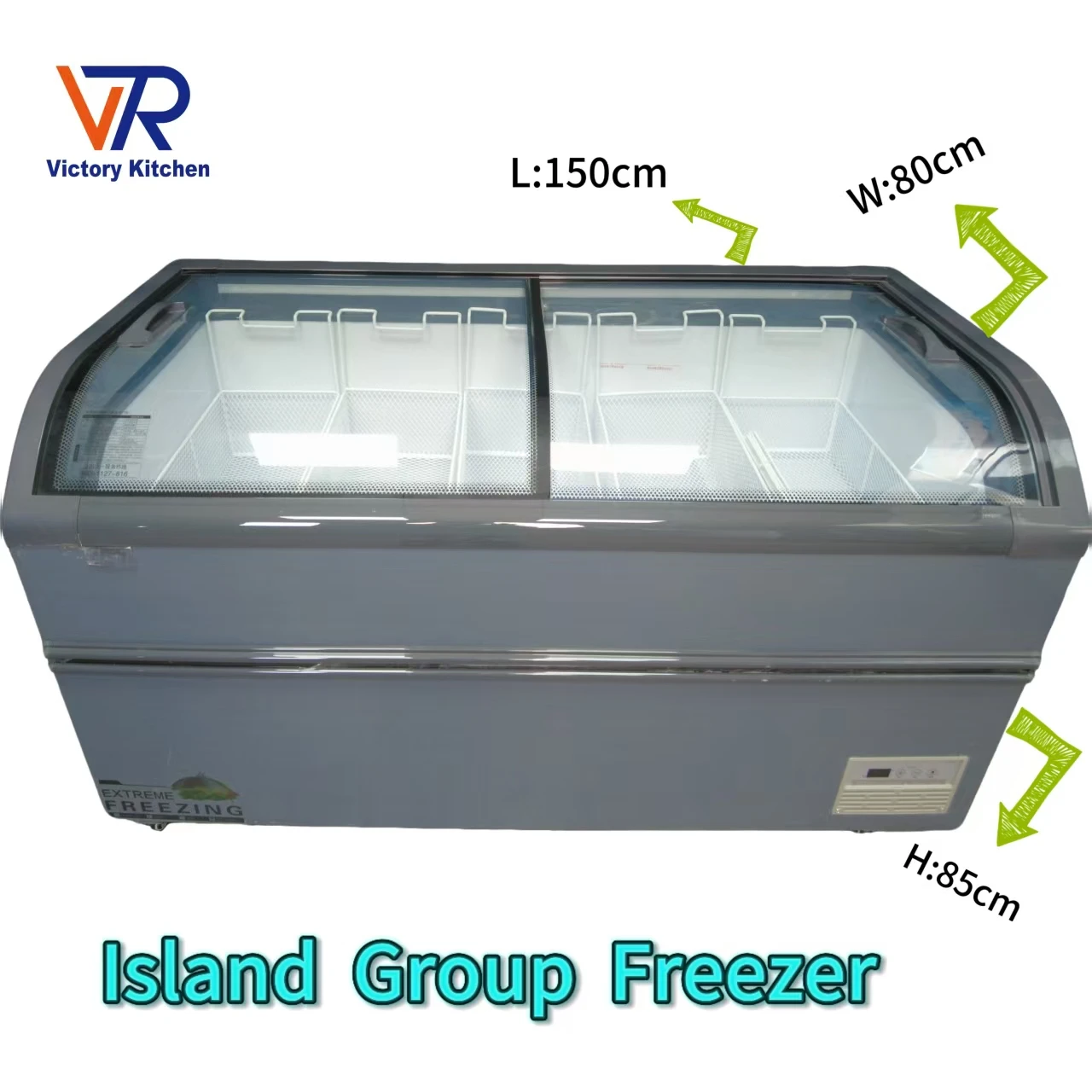 VICTORY high quality chest freezer showcase refrigerator modern ...