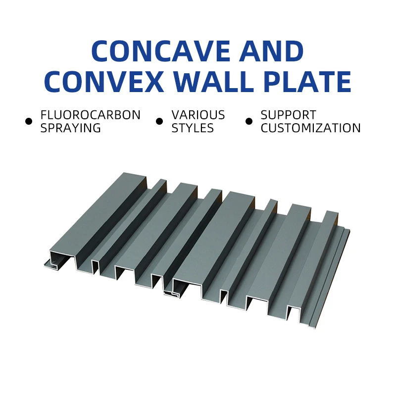 Factory Customization Concave Convex Aluminum Great Wall Panel Interior ...