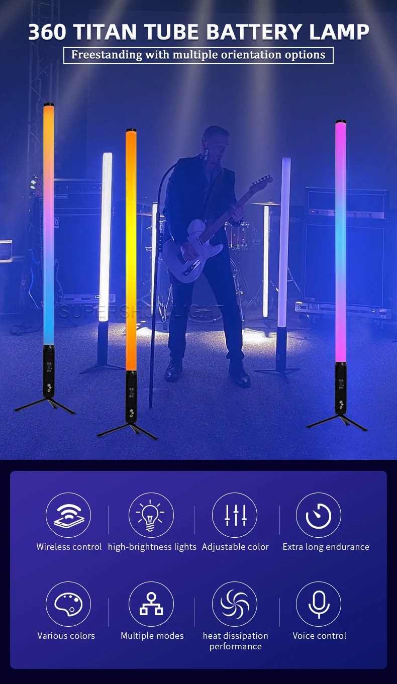 Astera Titan Led Tube 8xfp1 72w Battery Operated Titan Tubes Light Full ...