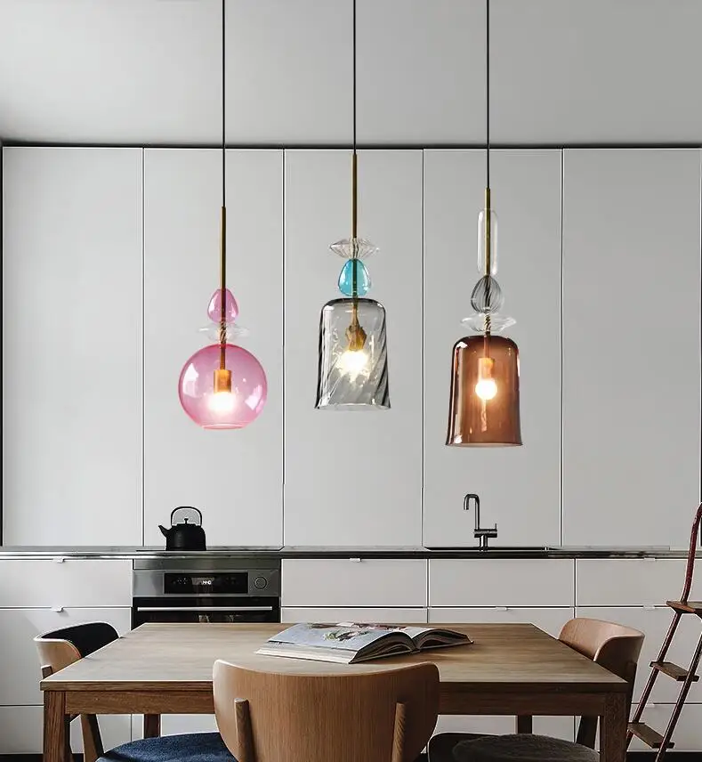 Modern Color Candy Pendant Lights for Living Room & More