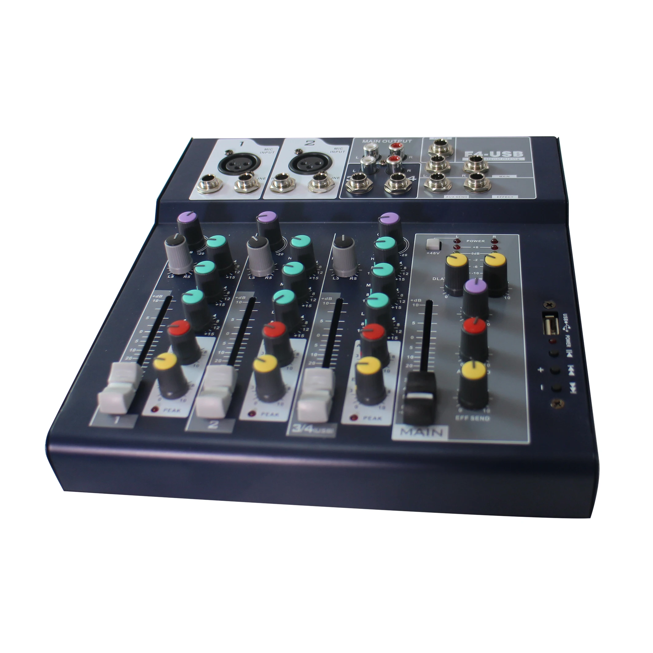 Lucky Tone 7-Channel Mixer - Ultra Low Noise for Pro Audio