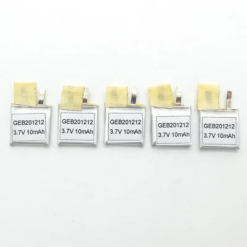 201212 Smallest Lithium Polymer Battery 3.7V Rechargeable Lipo Battery ...