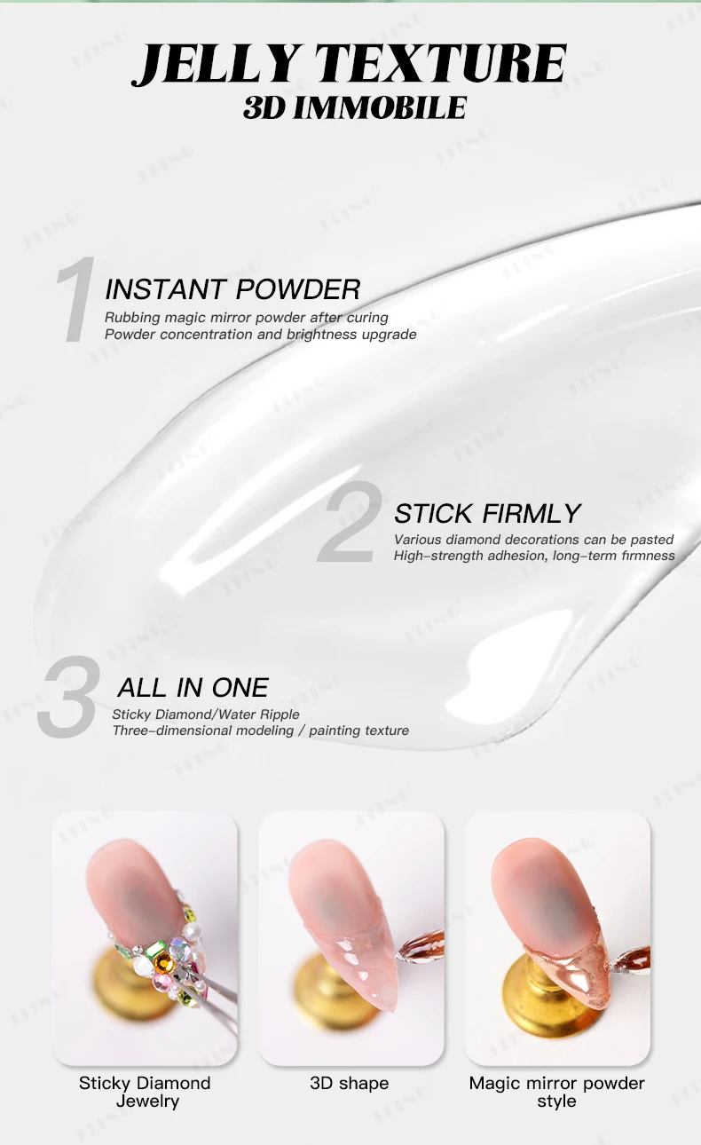 JTING Reviews: 3D Modeling Gel for WMO Nails - 15ml UV Gel