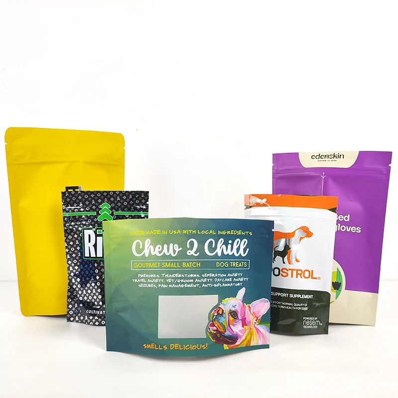 Customized Waterproof Mylar Opaque Dispensary Exit Bags 12x9'' Plastic ...