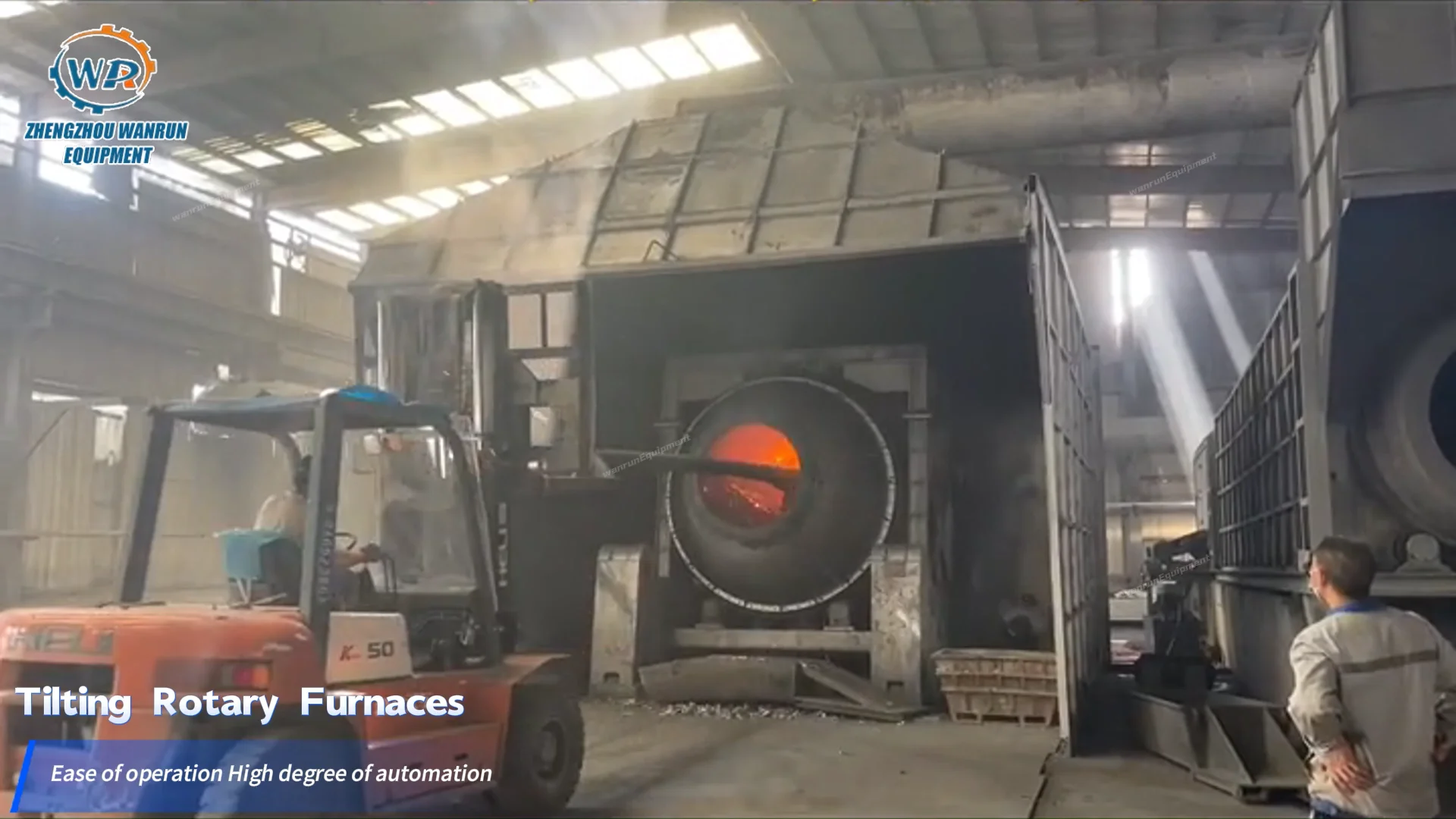 3 Ton Induction Furnace Industrial Furnace Energy Saving Low ...