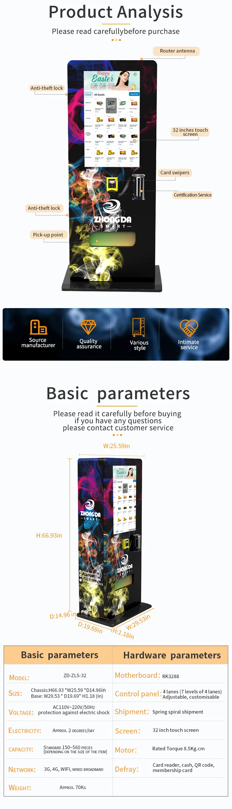 Mini ID Card Reader Vending Machine for UK Small Businesses