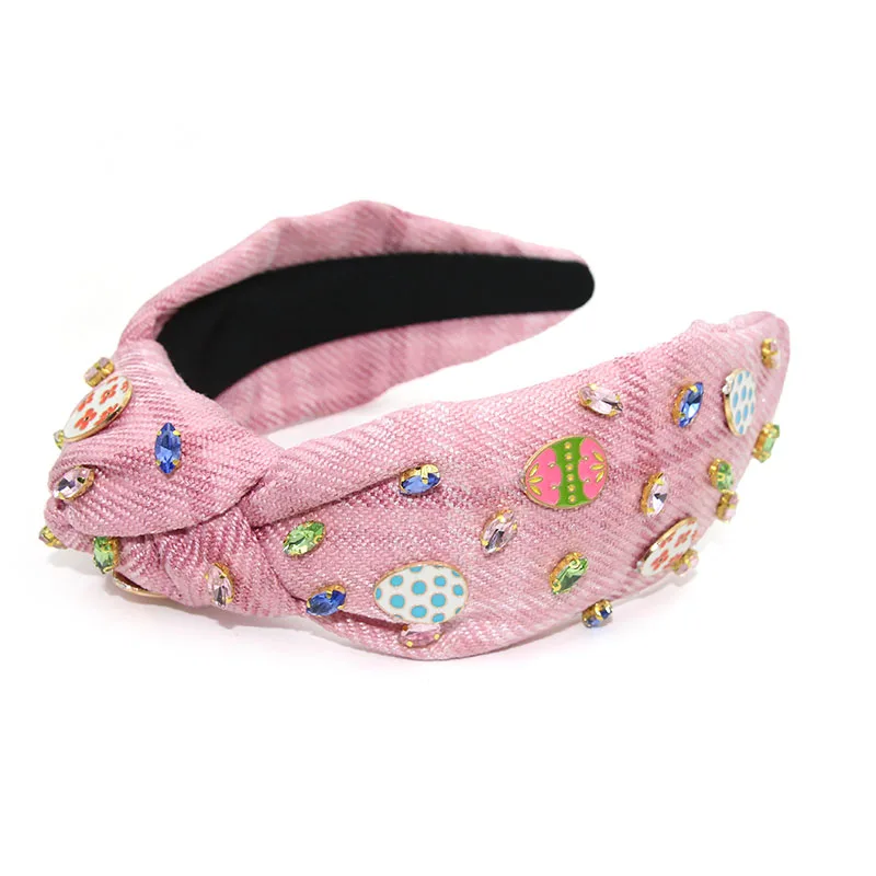 Shenglan 2024 Pink Easter Knotted Headband Easter Headband For Women ...