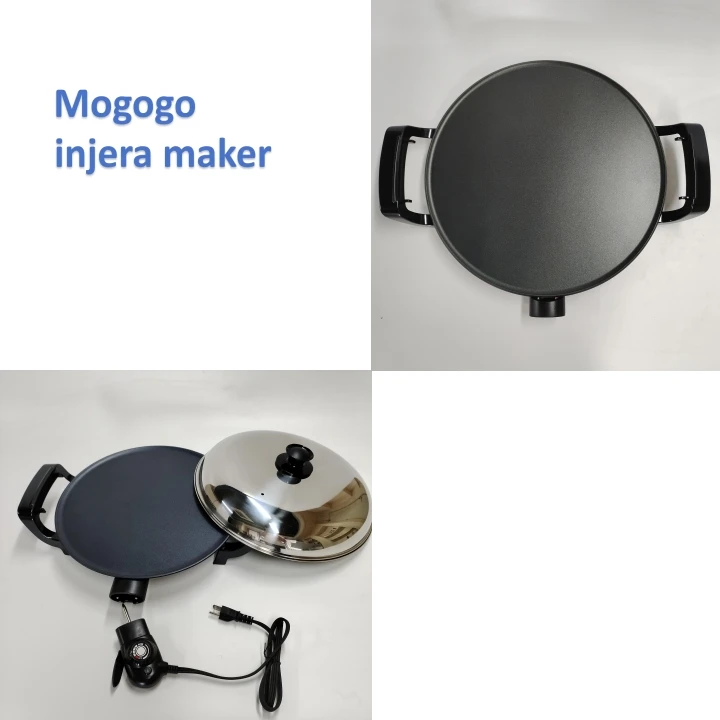 Ethiopian Electric Cooktop Habesha Bella Mogogo Injera Pan - Round Non ...