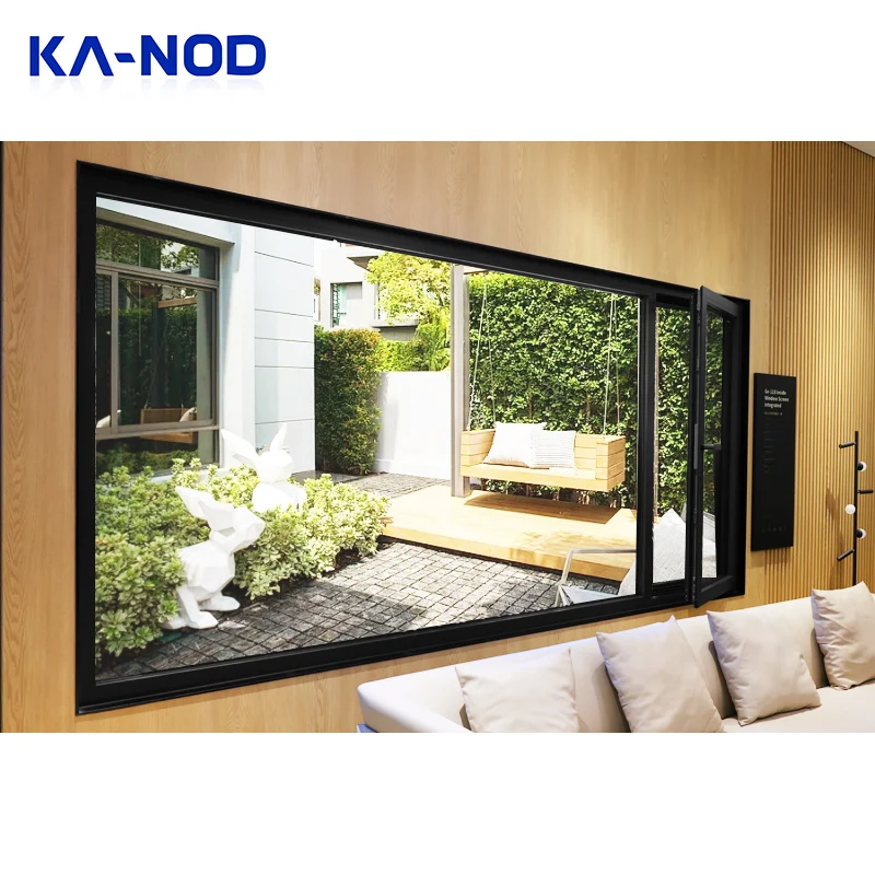 KANOD Aluminum casement window system broken bridge inward opening ...