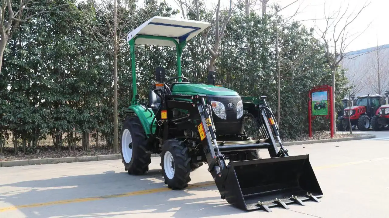 Hightop Brand Epa Diesel Engine Compact Tractor With Loader And Backhoe ...