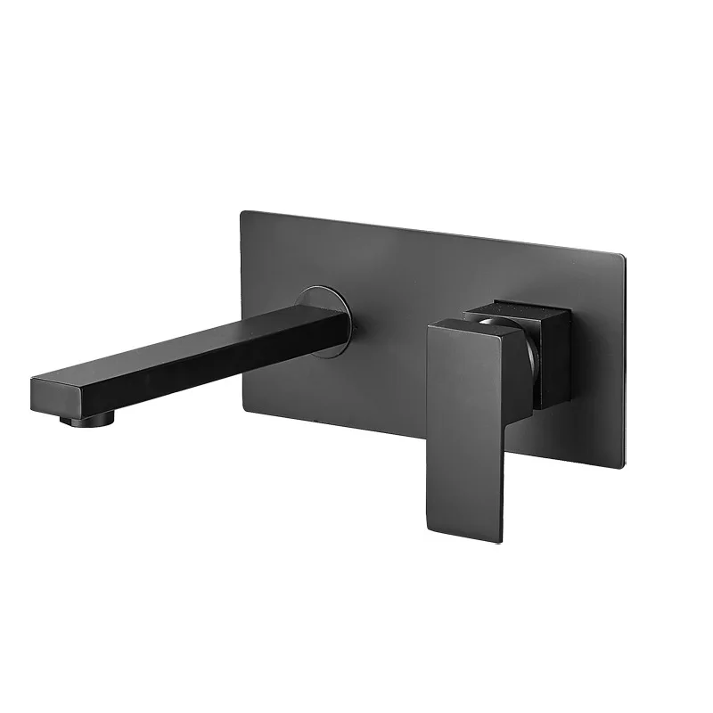 Wall Mounted Lavatory Concealed Wash Basin Bathroom Sink Faucets ...