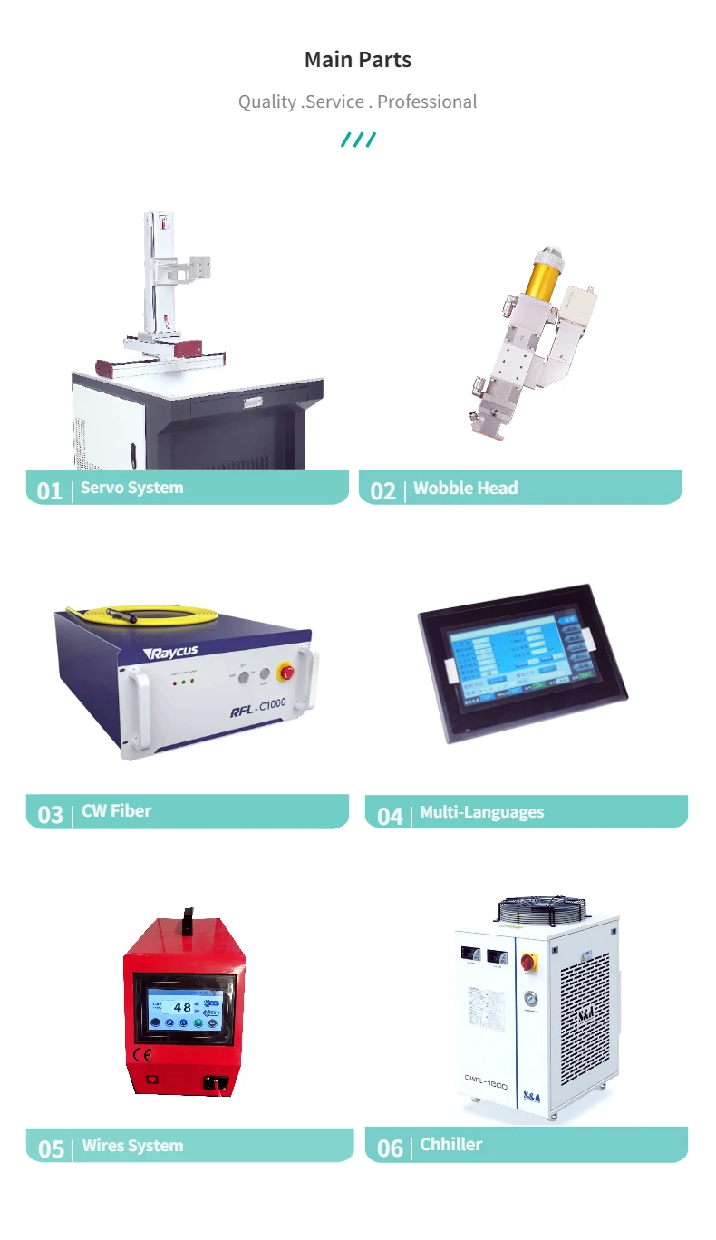 BOAO Laser Welder Automated 1000W 3000W High Frequency Steel Metal ...