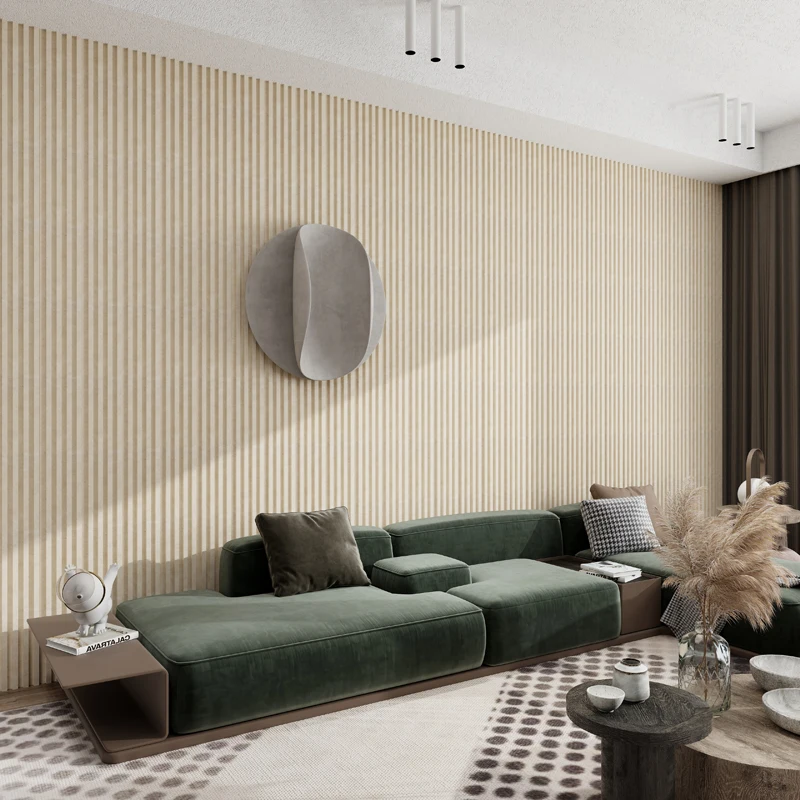 Everwin Factory Oem Luxury Wpc 3d Pvc Gold Brushed Effect Wall Panel ...