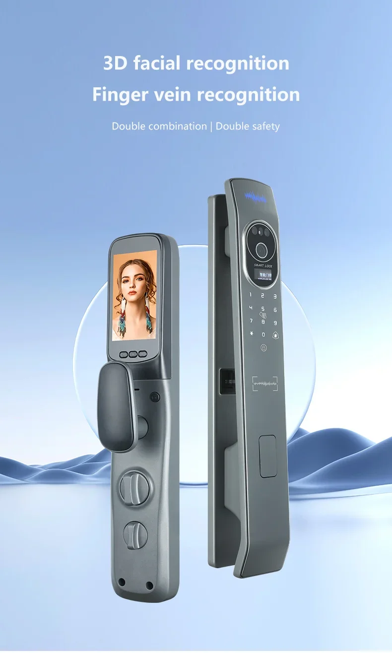 Smartier Face Recognition Finger Vein Home Security Door Lock Automatic ...