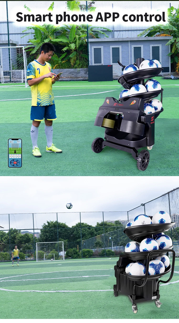 SIBOASI Soccer Ball Launcher for Football Equipment Training F2101A ...