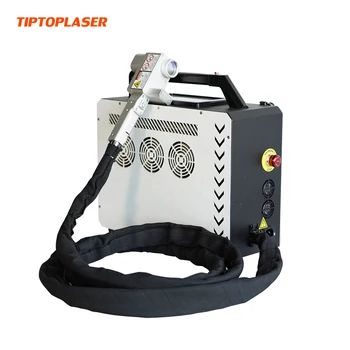 Tiptoplaser 50w/100w Pulse Laser Cleaning Machine Impulse Cleaning Machine Portable Handheld ...