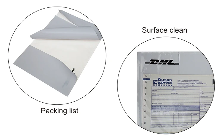 DHL Clear Plastic Self Adhesive Shipping Label Envelopes