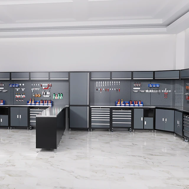 Customizable Garage Metal Cabinets - Efficient Storage