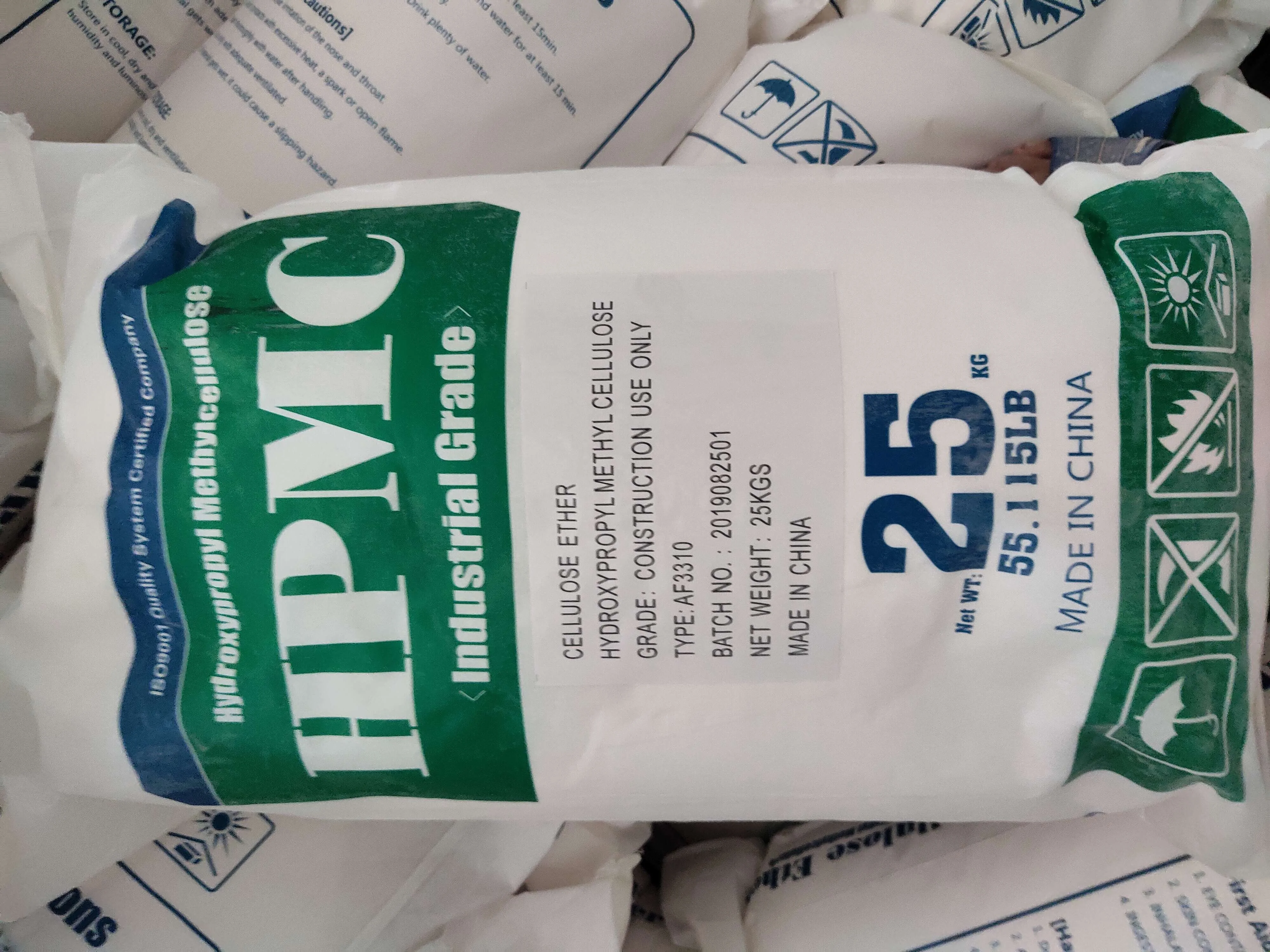 25kg Construct Grade Wall Putty Hpmc Powder 200000 Cosmetics Grade For ...