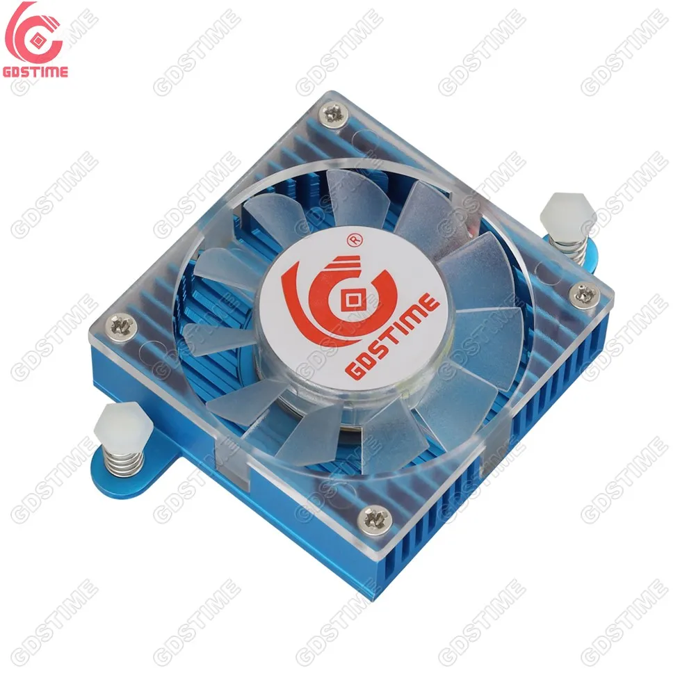 Aluminum Chip Cooling - Efficient 40x40x12mm Heatsink