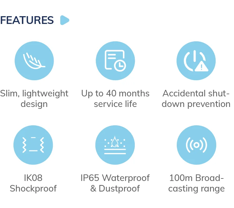 Iot BLE Sticker - Waterproof Bluetooth Tag Beacon