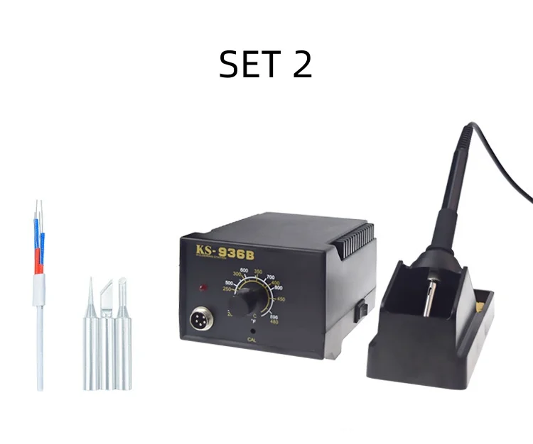 Industrial Grade 936B Soldering Iron Kit - Precision & Durability
