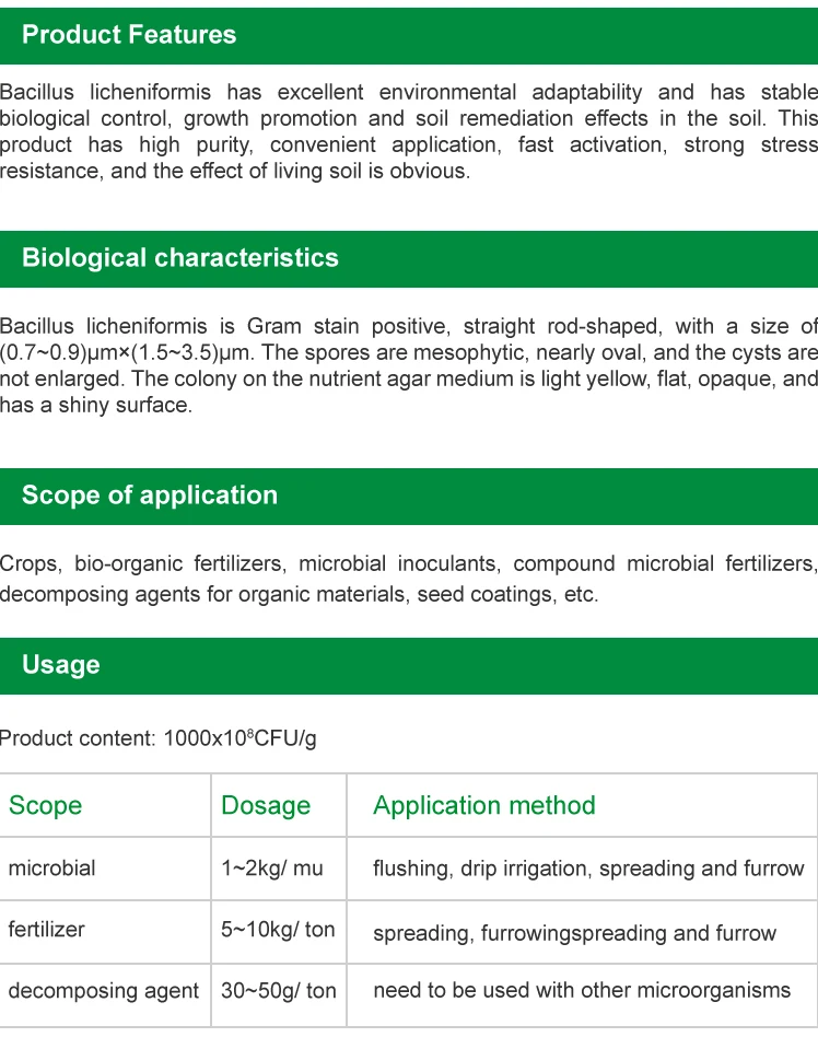 Fish Feedbiofloc Probiotics Bacillus Licheniformis Fertilizer - Buy ...