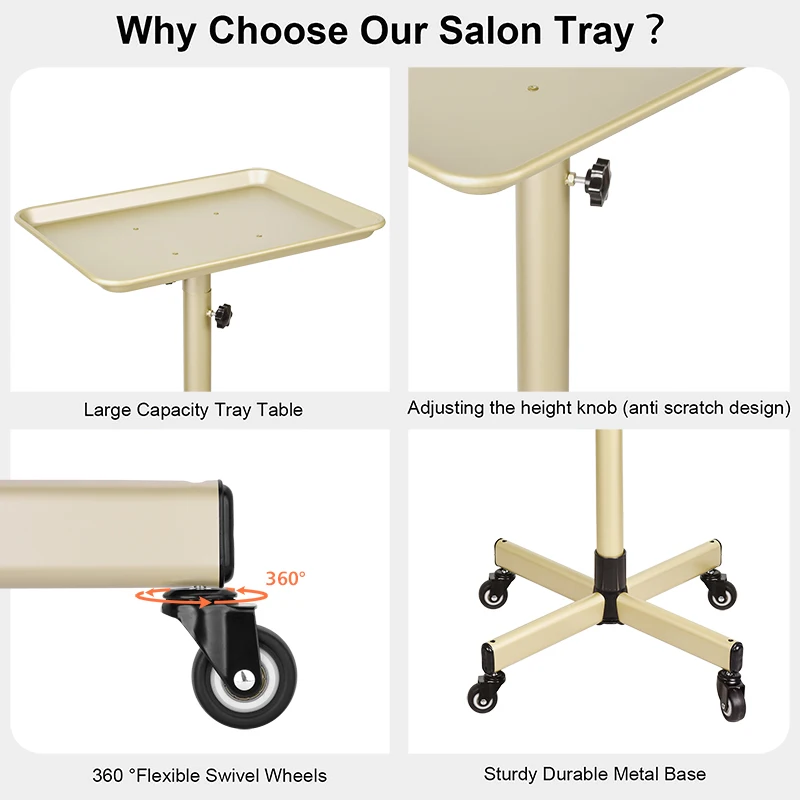 Salon Working Trolleys - Modern & Adjustable Hairdressing Carts