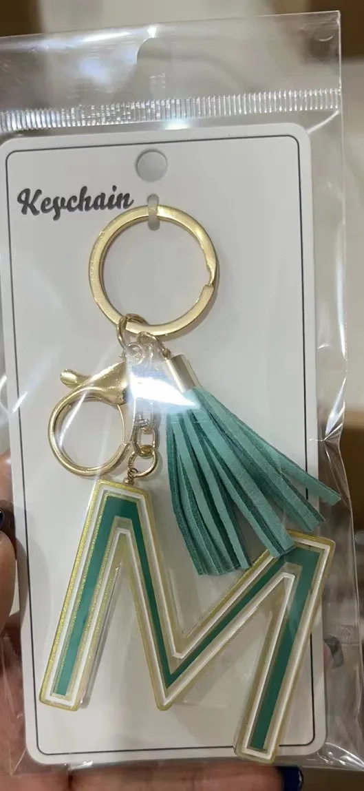 Plastic Hollow Conjoined Letter Custom Logo Keychain Resin Alphabet ...