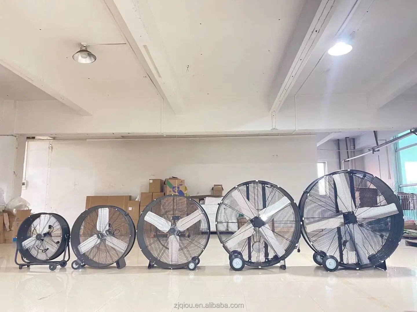 24'' Portable Quiet Heavy Duty Garage Air Cooler Shop Warehouse ...