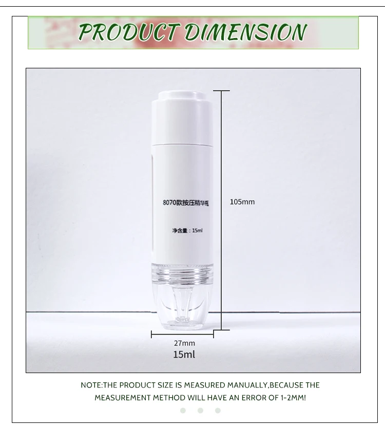 Wholesale 15ml White Plastic Cosmetic Dropper Bottles With Dropper For ...