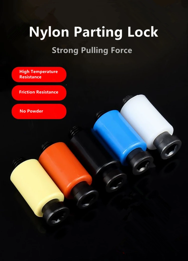 Customizable High-temp Black Nylon Shoulder Screw & Lock Nut Oem