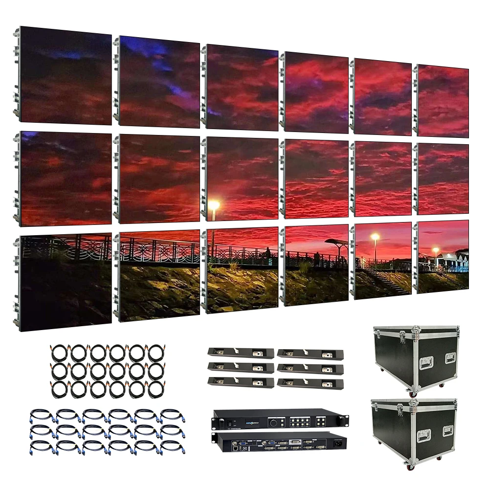 10ft X 12ft LED Screen Indoor Dj LED Wall P3 LED Video Wall Screen ...