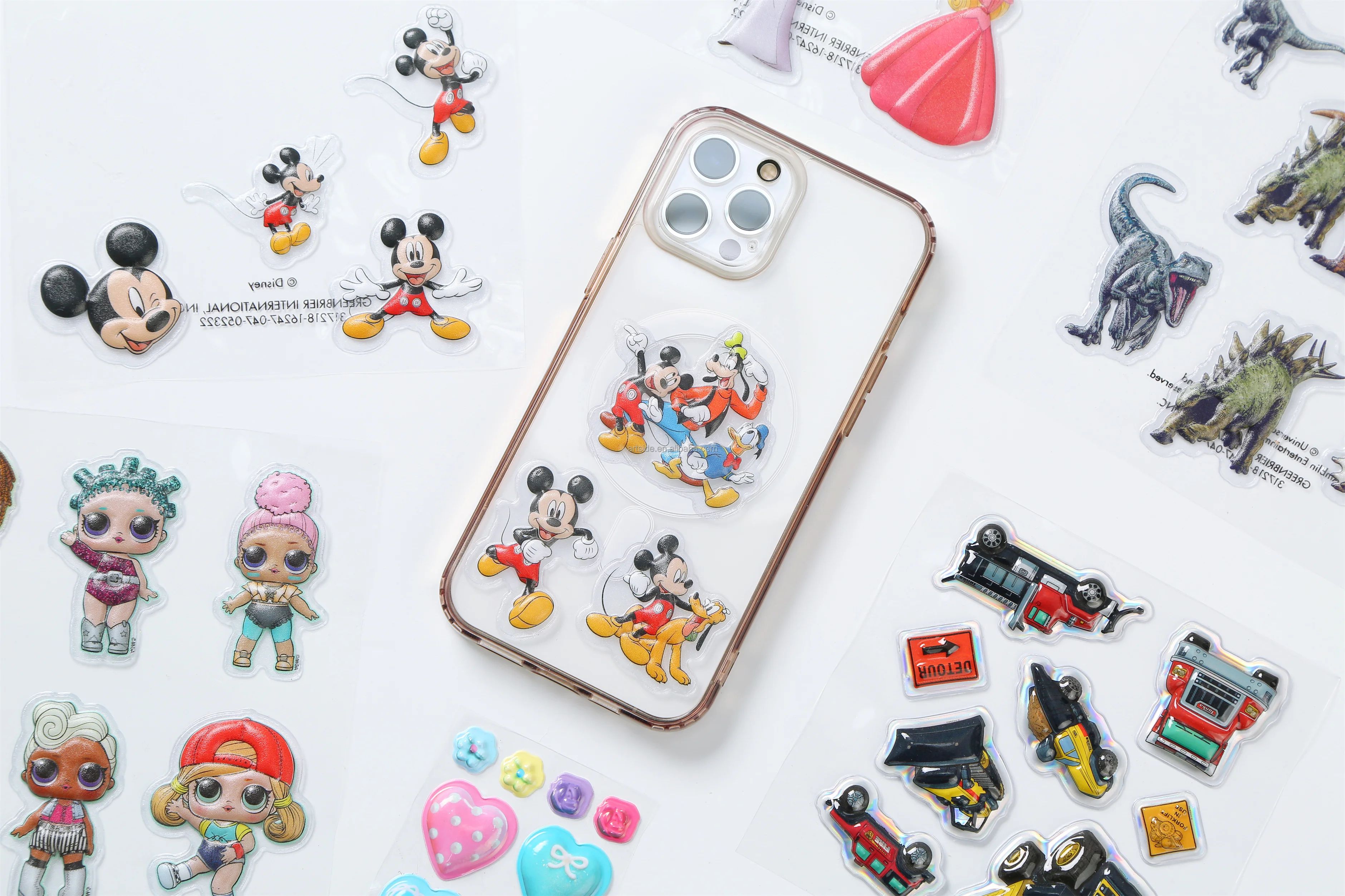 Cute Cartoon Moe Big Eye Animal Sticker Small Animals Kids Sticker ...