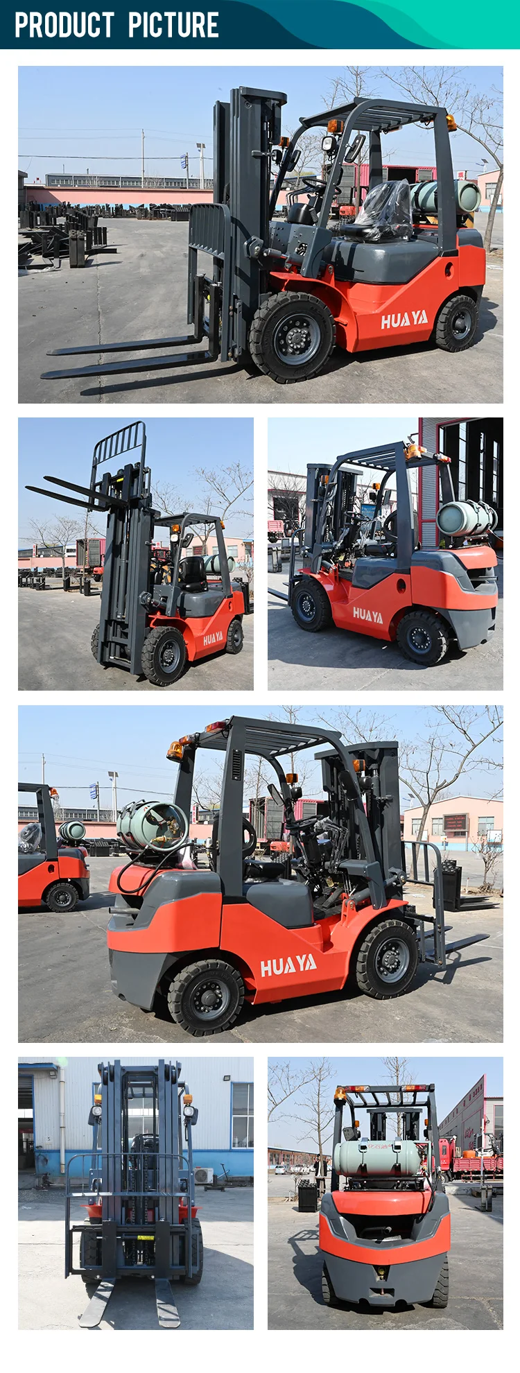 HUAYA Forklifts - Efficient LPG Solutions for Every Need