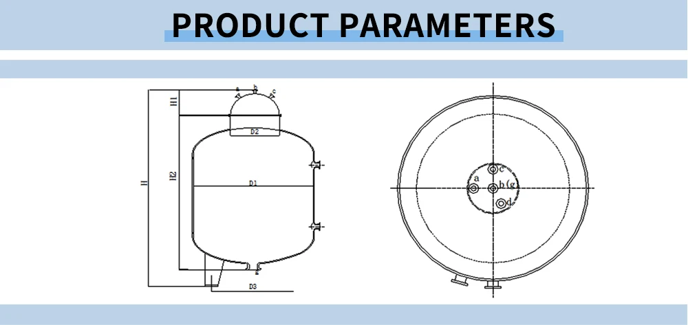 CE/ASME/ANSI/DIN/GB Standard Glass Lined Storage Tanks