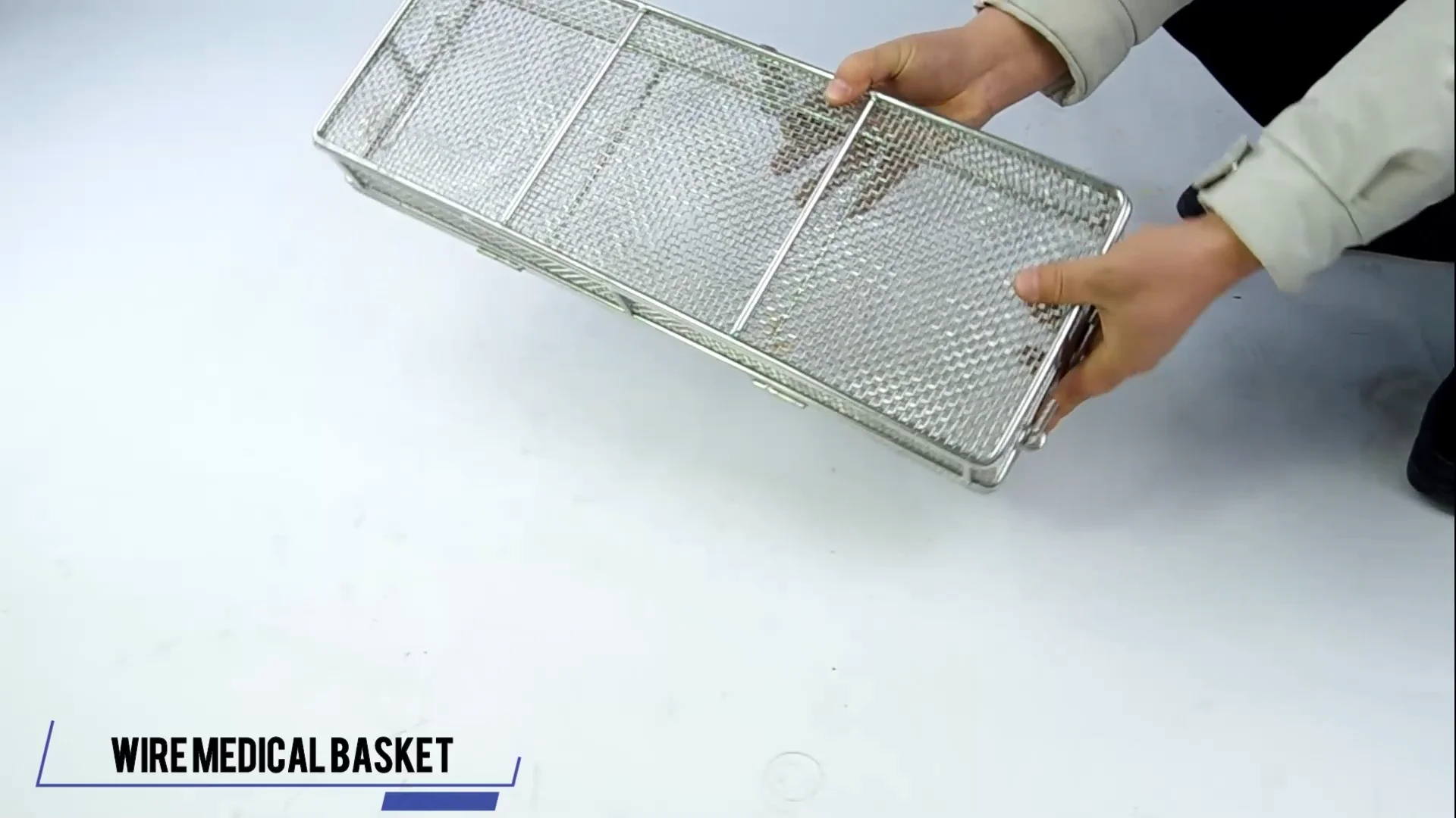 Stainless Steel 304 Rectangle Surgical Instrument Disinfection Basket ...