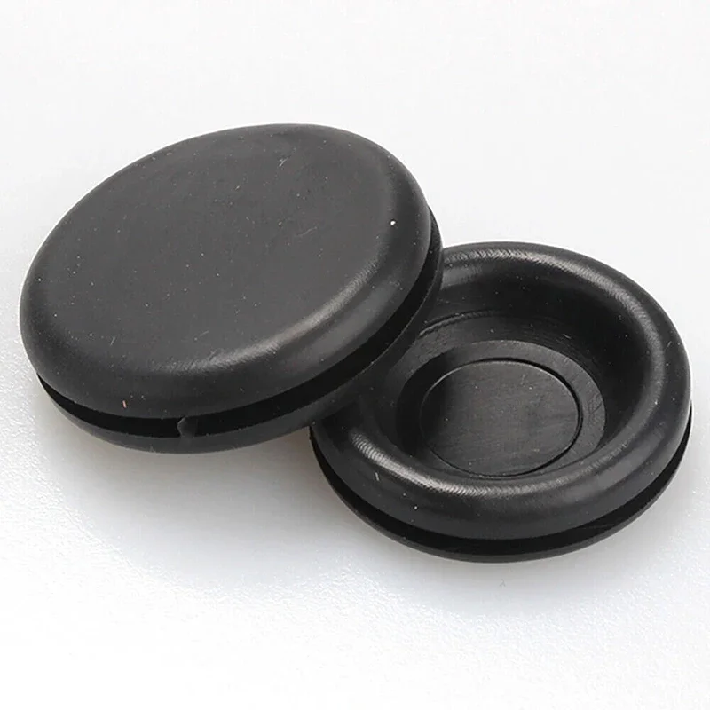 200pcs Blanking Grommets Gasket Rubber Closed Gromet Blind Plug Bungs ...