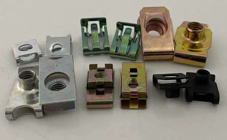 Din34818 Din 34818 M6 Spring Slice Nuts Speed U Clip Spring Nut Sheet ...