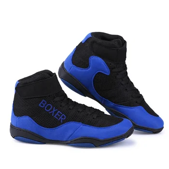 Boxing Wrestling Fighting Weightlift Shoes Male Soft Breathable ...