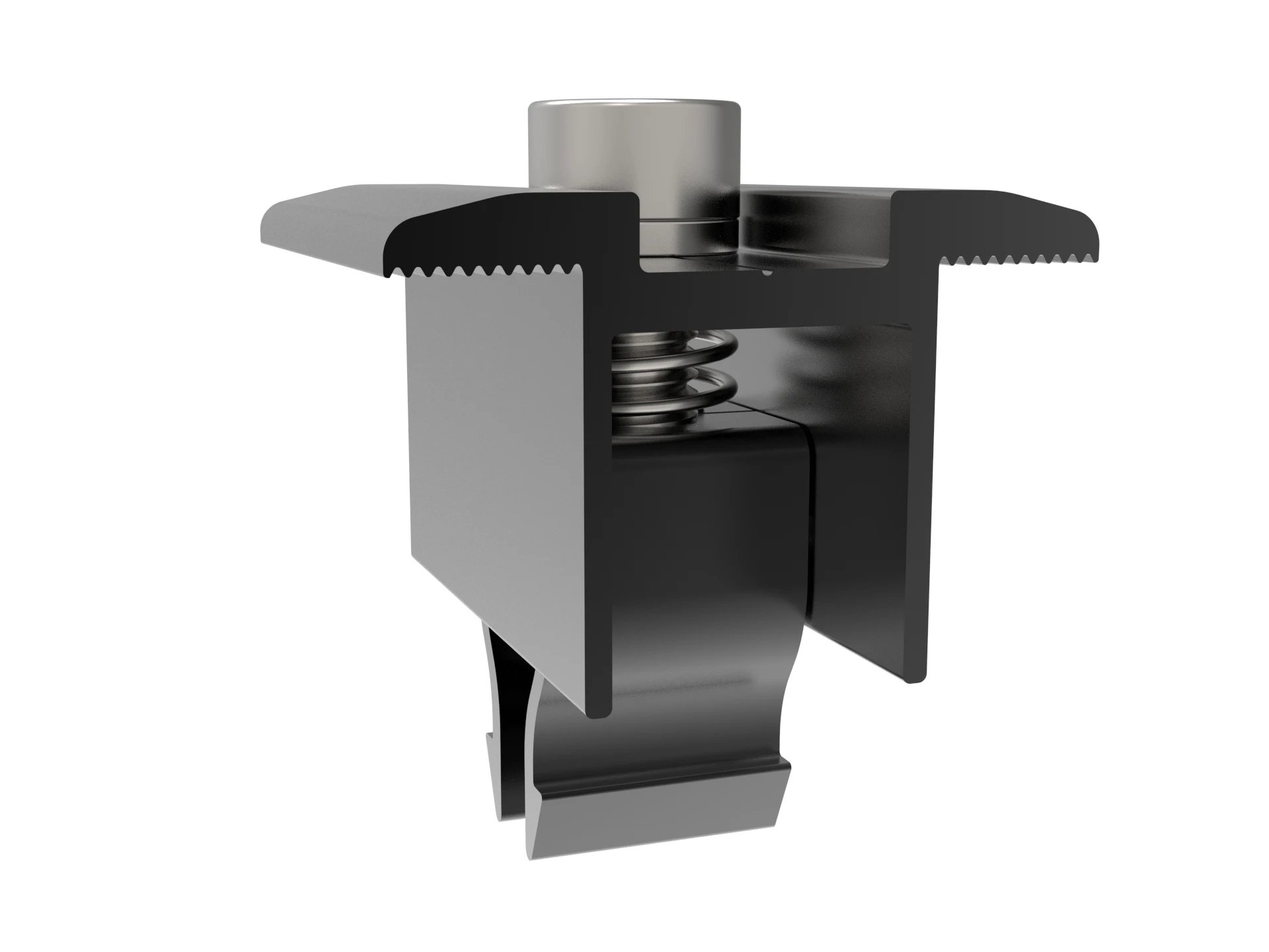 Quick Mount Universal Solar Pv Mid Clamp For 40x40 Rail Profiles - Buy ...