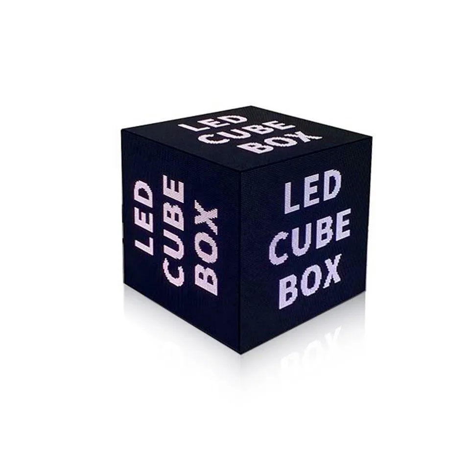 Customized Outdoor LED Magic Cube Video Display Indoor Retail ...