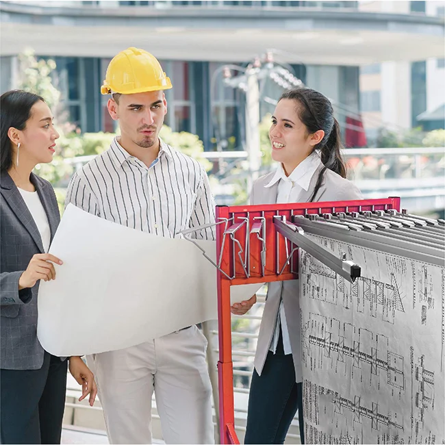 Vertical Architectural Plan Storage Hanging File Organizer Stand Mobile ...